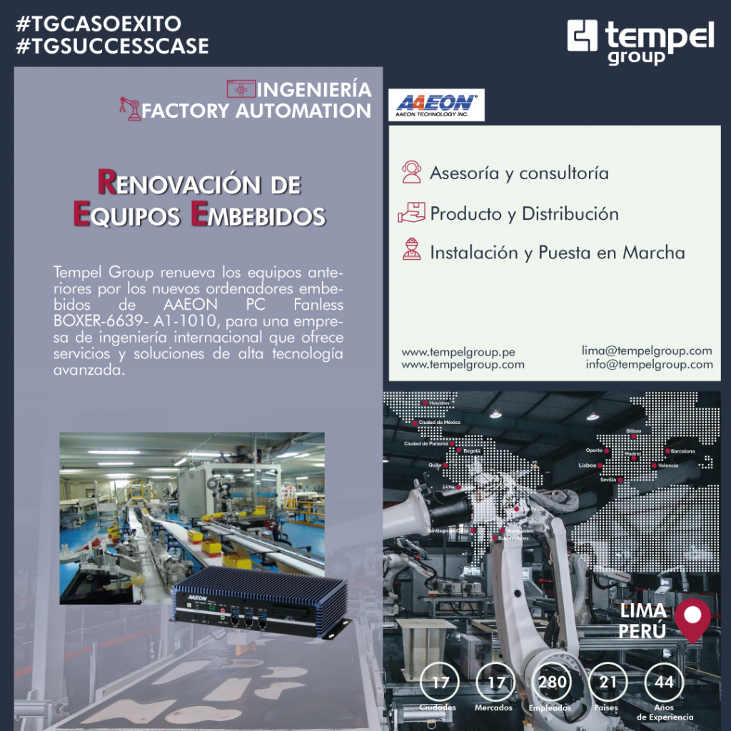 PREMIO A LA EXPANSIÓN INTERNACIONAL - Tempel Group